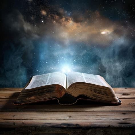 Un libro abierto que irradia luz que representa la iluminación del