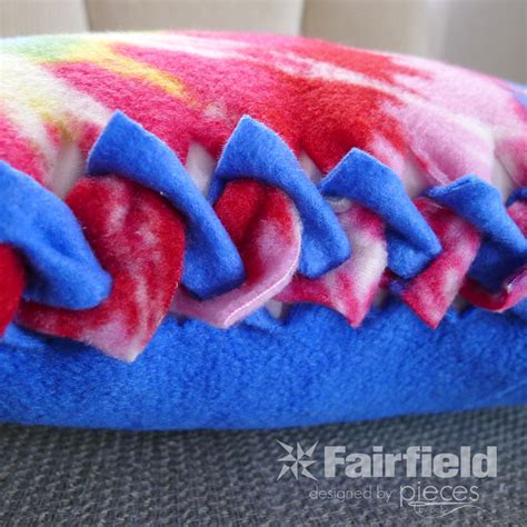 No Sew Braided Edge Fleece Pillow Fairfield World Blog