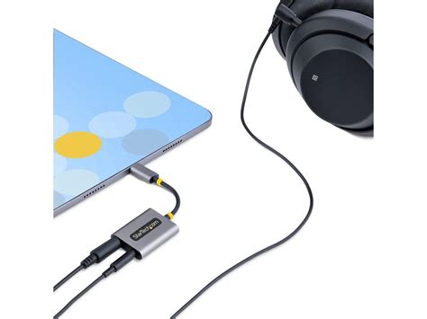 Usb Type C To 2x 3 5mm Audio Adapter Usbc Audio Splitter