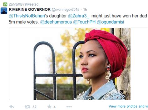 Hilarious Buharis Daughter Zahra Causes Twitter Meltdown