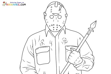 Jason Voorhees Coloring Pages