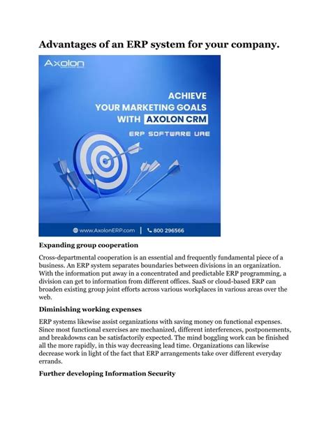 Ppt Advantages Of An Erp System For Your Company Powerpoint Presentation Id 11632687