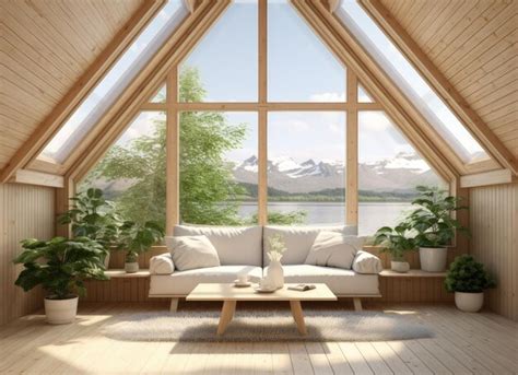 Premium Photo An Empty Room With Wooden Floors And White Walls There