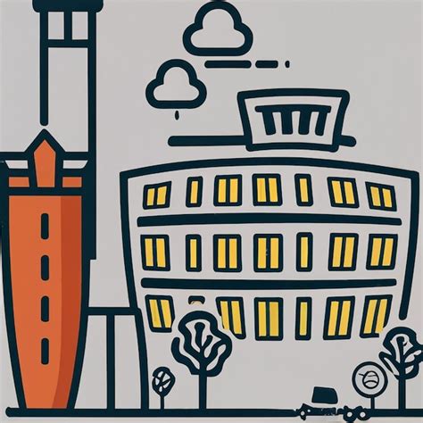 Illustration Image Of A City Premium Ai Generated Image