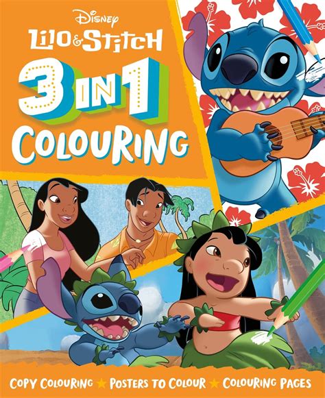 Disney Lilo And Stitch 3 In 1 Colouring Walt Disney Mx Libros