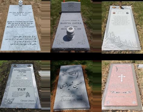 Popular Granite Tombstone Shape And Styles