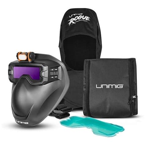 Unimig Elite Vision U21001k Auto Darkening Welding Goggles Hood