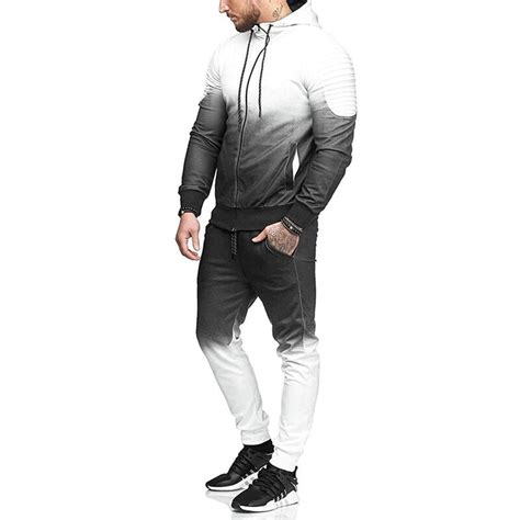 Mens Spring Casual Fitness Tracksuit Mens Sporting Outwear Zorket