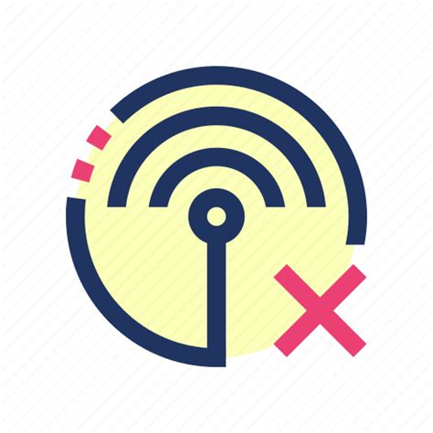 No Wifi Lost Connection Network Signal Web Icon Download On Iconfinder