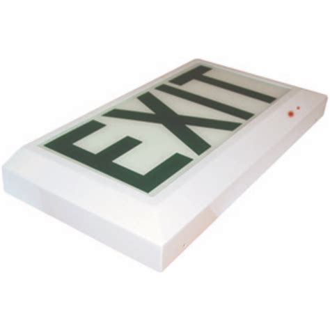 Led Sabs Exit Sign Single Sided 3w Battery Back Up Safety Signs
