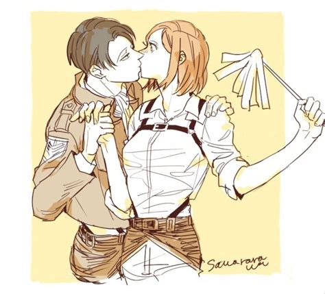 Pin De Sari En Levi X Petra Personajes De Dragon Ball Snk Kyojin