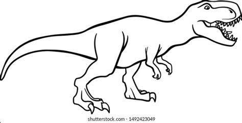 T Rex Dinosaur Outline