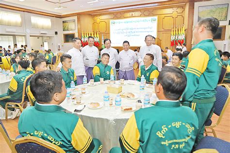 ပဉ္စမအကြိမ် အမျိုးသား အားကစားပွဲတော်တွင် ပါဝင်ယှဉ်ပြိုင်ခဲ့ကြသည့် ဝန်က