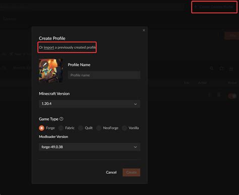 abilty to share custome mod profile with friends curseforge ideas