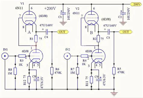 Rectifier Tube Amplifier Schematic