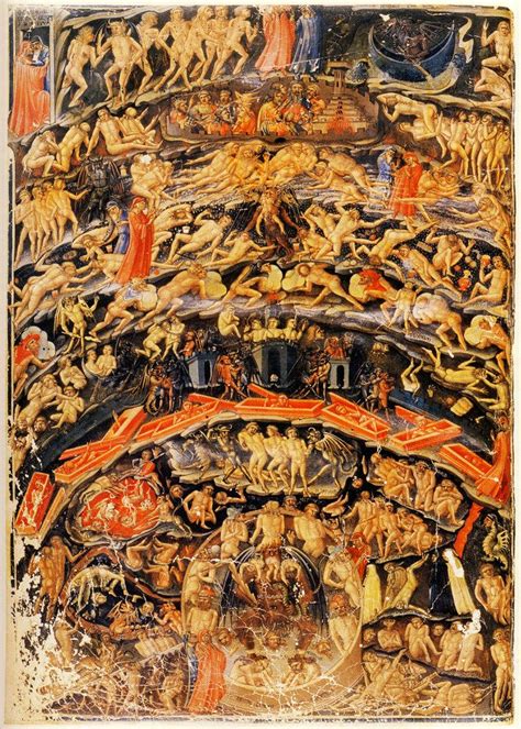 Bartolomeo Di Fruosino Divine Comedydanteinfernomanus15c Bibnatparis Dantes Inferno