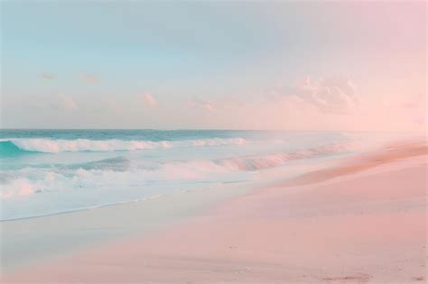 Premium Photo A Serene Scene Of White Sand Dunes And Turquoise Ocean