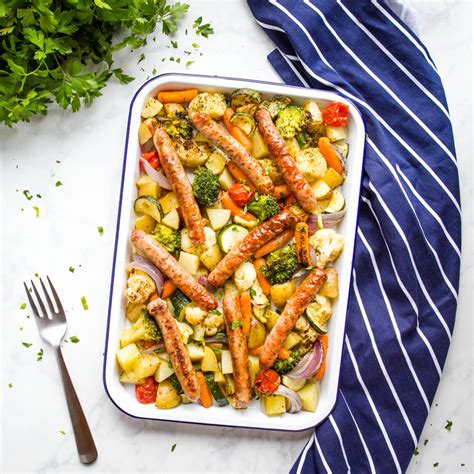 Italian Sausage Sheet Pan Dinner The Busy Baker