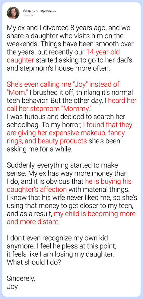 My Daughter Stopped Calling Me Mom” — Shes Now Saying It To Her