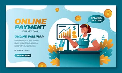 Free Vector Gradient Payment Concept Webinar