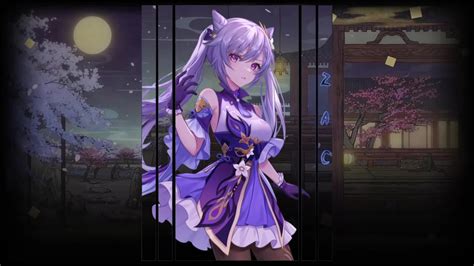 Artstation Keqing Genshin Impact Steam Artwork Animated