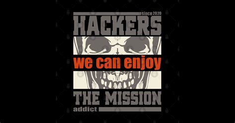Hackers Skull Hacker Sticker TeePublic
