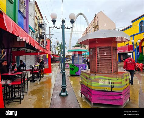 Tijuana Baja California Mexico Mar 14 2025 Plaza Santa Cecilia