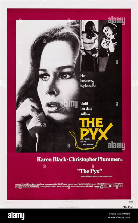 The Pyx Us Poster Art Karen Black Left Christopher Plummer