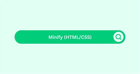 Minify Htmlcss Kickstart Digital