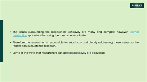 Reflexivity In Qualitative Research W10pdf