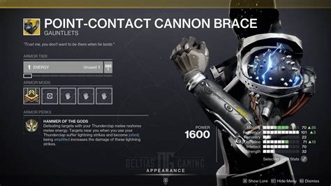 Destiny 2 Best Exotic Class Item Perks For Titan Deltias Gaming