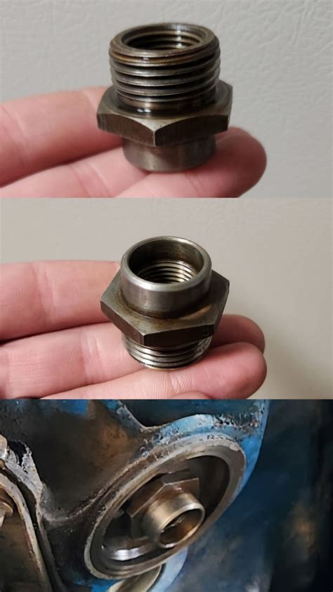 Thread Pattern Of Oil Filter Mounting Bolt Insert 460 Ford Forum