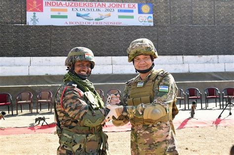 India Uzbekistan Joint Military Exercise In Hills Of Uttarakhand