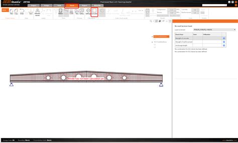 Prestressed Beam With Openings En Idea Statica
