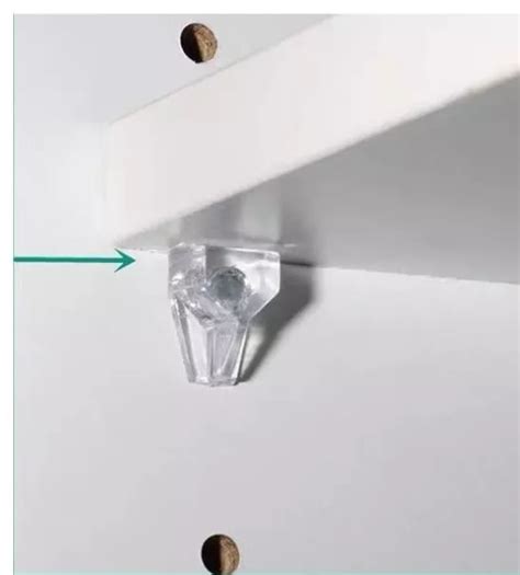 BODENTRÄGER 5MM HALTER Für Einlegeböden Transparent bodenhalter 4Stück