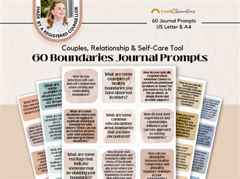 Boundaries Journal Prompts Gentle Observations