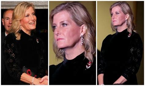 Sophie Countess Of Wessexs £250000 Blood Ruby Earrings Pay Homage
