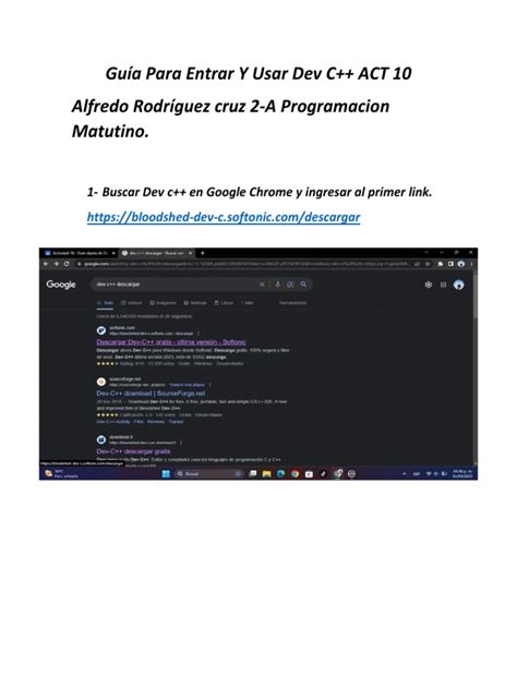 Guía Paso A Paso Para Descargar E Instalar Dev C Y Crear Un Proyecto