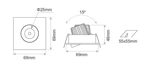 Electron Vesta Square Vesta Ceiling Recessed Products