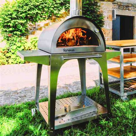 Igneus Pizza Oven Stand Side Shelves Uk