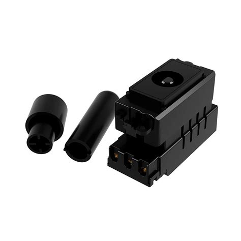 Enkin Black Grid W Dummy Dimmer Module With Scolmore Adaptor Elesi