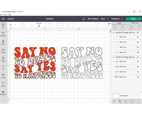 Say No To Drugs Say Yes To Kindness Svg Red Ribbon Week Svg Etsy