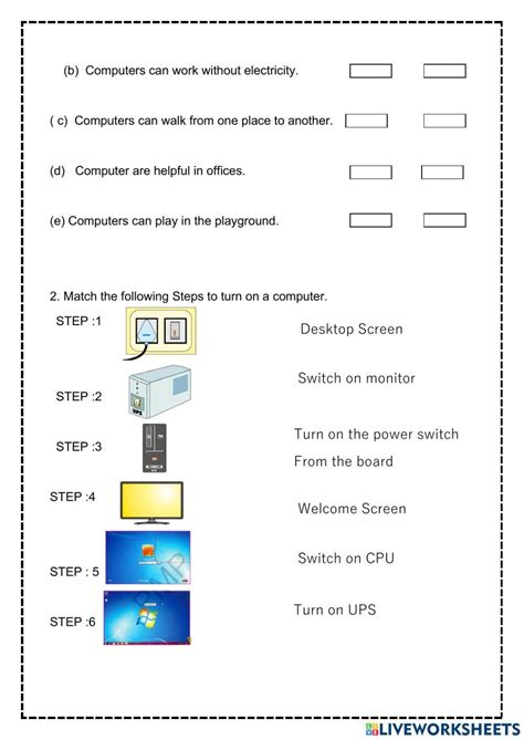 Class 1 Workshe Free Interactive Worksheets 1556326