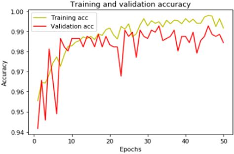 Training And Validation Accuracy For First Model Download Scientific