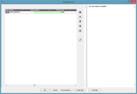 Arcgis Desktop Tool Simplify Polygon Parameter Is Not Visible Anymore Geographic