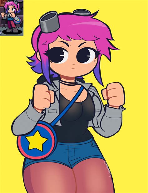 Ramona Flowers Scott Pilgrim And More Drawn By Cdromarts Danbooru