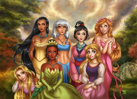 Disneys Princesses 2 By Daekazu On Deviantart