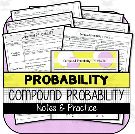 Compound Probability NOTES PRACTICE By Teach Simple