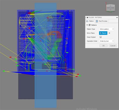 How To Quickly Reverse Direction On Mirrored Toolpaths Autodesk Community