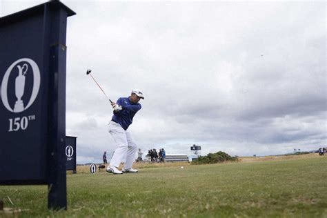 5番でティーショットを放つ松山（ap） ― スポニチ Sponichi Annex スポーツ